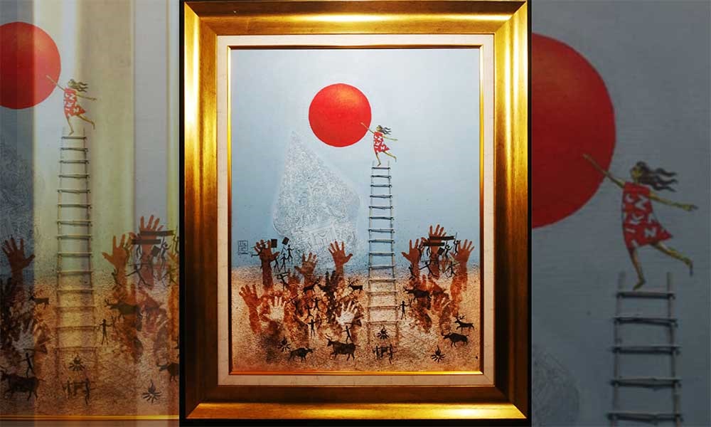 Lukisan Sarkastik tentang IKN Dipamerkan di Jakarta, Simbol Impian atau ...